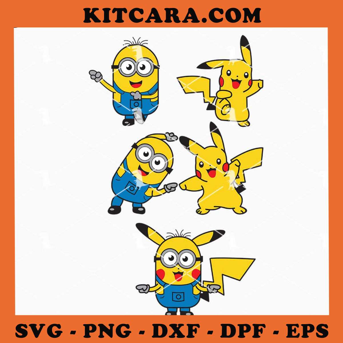 Pikachu And Minion Fusion SVG, Funny Cartoon SVG Cut File For Cricut ... Pikachu And Minion Fusion SVG, Funny Cartoon SVG Cut File For Cricut ...